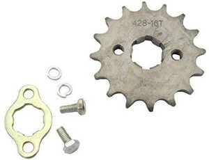 eassycart 16T 428 Chain/Pitch 20mm Front Sprocket Cog for Pit Trail Dirt Bike 16 Teeth Sprocket ...