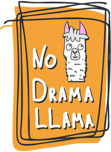 no drama llama |Motivational Poster|Inspirational Poster|Gym poster|All ...
