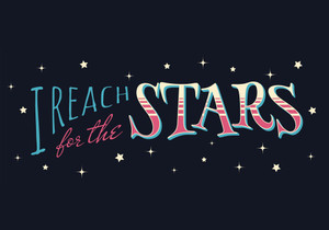 i reach for the stars |Motivational Poster|Inspirational Poster|Gym ...
