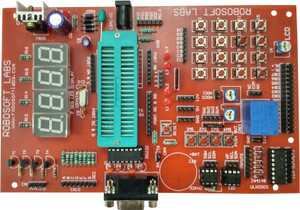 Robosoft Labs PIC 40PIN Development Board with 232 , RTC , 24C32, 2003 IC's Micro Controller ...