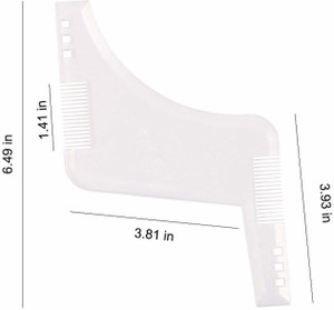 SUKHAD Shaping and Styling Template Tool with Inbuilt Comb for Perfect Line Up and Edging for ...