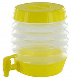 Realshopee Folding Kettle Collapsible Water Container Bucket with Tap Expandable Jug Bottom ...