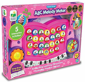 The Learning Journey ABC Melody Maker - Pink Color Design Party & Fun Board Game - ABC Melody ...