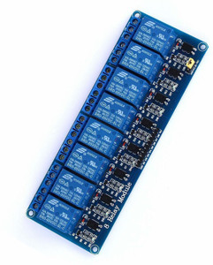 Mifra 8 Channel Relay Module 5V DC Electronic Components Electronic Hobby Kit Price in India ...