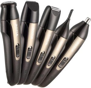 ROZIA HQ5700 5 in 1 Multi-Function Trimmer Waterproof Rechargeable Shaver Nose Hair Trimmer ...