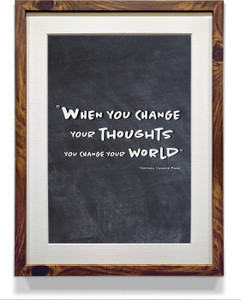 Motivational Quotes Inspirational Poster When You Change Your Thoughts ...