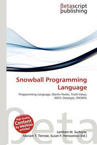 Snowball Programming Language: Buy Snowball Programming Language by unknown at Low Price in ...