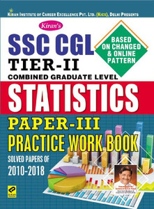 Kiran SSC CGL Tier II Statistics Paper III Practice Work Book- English (2682): Buy Kiran SSC CGL ...