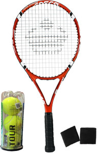 COSCO 1 Ace 26 Tennis Racquet and 1 Box "Tour" Tennis Ball + 2 Wrist Band Tennis Kit - Buy COSCO ...