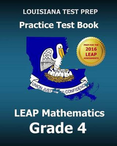 Louisiana Test Prep Practice Test Book Leap Mathematics Grade 4: Buy ...
