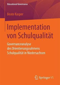 Implementation von Schulqualitaet: Buy Implementation von Schulqualitaet by Kasper Beate at Low ...