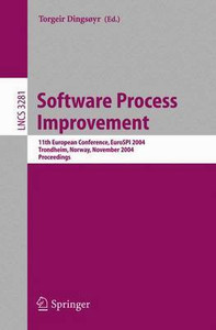 Software Process Improvement: Buy Software Process Improvement by Dings?yr Torgeir at Low Price ...