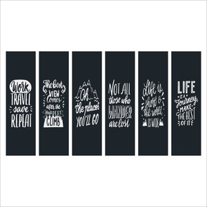 Macro Travel the world themed bookmark set of 6 Bookmark Bookmark Price ...