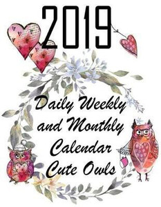 Daily Weekly & Monthly Calendar Cute Owls: Buy Daily Weekly & Monthly ...