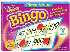 Trend Enterprises Inc Place Value Bingo Game Educational Board Games ...