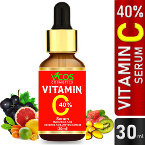Vcos Cosmetics Vitamin C 40% Facial Serum, Anti-Aging, Skin Brightening, Spotless Skin Price in ...