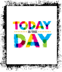 today is the day |Motivational Poster|Inspirational Poster|Gym poster ...