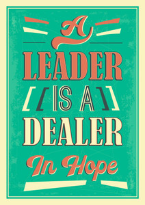 a leader |Motivational Poster|Inspirational Poster Paper Print - Quotes ...