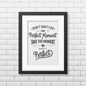 dont wait for the Sticker Poster|Motivational poster Paper Print ...