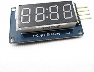 EMERGING TECHNOLOGIES 2PCS 4Bits Digital Tube LED Display Module With Clock Display Timer ...