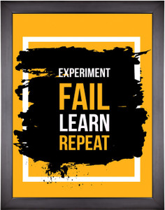 Motivational Poster Quote – Experiment fail learn repeat Photographic ...