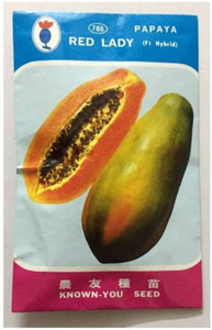 FRESH SEEDS Red Lady F1 Hybrid 786 Papaya Seeds( 110 Seeds )(RDLDD-176) Seed Price in India ...