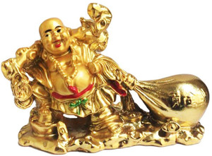 Cbytes Laughing Buddha With Money Potli For Wealth And Business