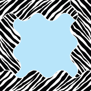 Sona Edons 100 cm Decorative Borders For Bulletin Board, Black Board, Windows Multicolour-Zebra ...