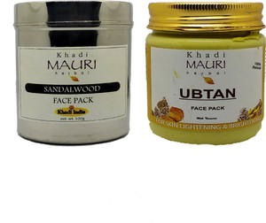 Khadi Mauri Sandalwood Face Pack And Ubtan Face Pack - Price in India, Buy Khadi Mauri ...