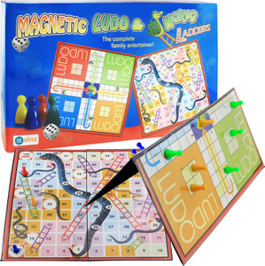 Deal Bindass Ekta Magnetic Ludo & Snakes Ladders Party & Fun Board Game - Ekta Magnetic Ludo ...