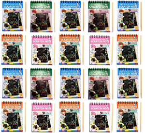 Art Bundle Kids Sketch Scratch Paper Note Drawing Book-Set of 20 ( 6 X ...