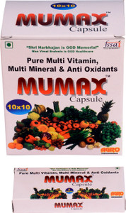 mumax PURE MULTIVITAMIN, MULTIMINERAL AND ANTI OXIDANTS Price in India - Buy mumax PURE ...