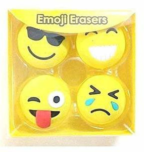 Flipkart.com | Cuddle Tots Emoji Eraser (Set of 4 Cute Smiley Theme ...
