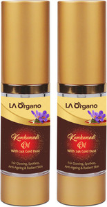 LA Organo Kumkumadi Oil Enriched with Gold Dust for For Glowing,Spotless,Anti-Ageing & Radiant ...