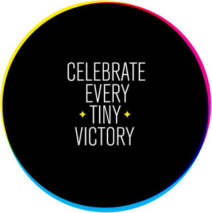 KD celebrate every tiny victory Sticker Poster|motivational quotes ...