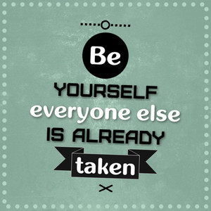 be yourself |Motivational Poster|Inspirational Poster|Gym poster|All ...