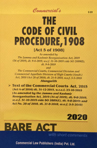 The Code Of Civil Procedure, 1908 - Bare Act 2020 Edition: Buy The Code Of Civil Procedure, 1908 ...