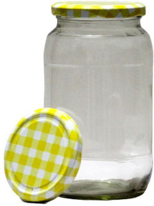 Kri N Sha Glass Tea Coffee & Sugar Container - 1000 ml Price in India - Buy Kri N Sha Glass Tea ...