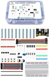SunRobotics Electronics Component Pack with resistors, Switch, LEDs, Potentiometer for Arduino ...