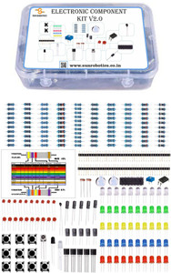 SunRobotics Electronics Component Pack with resistors, Switch, LEDs, Potentiometer for Arduino ...
