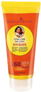 Shahnaz Husain Sunscreen - SPF 50 PA+++ Total Care Day Long Sun Block - SPF-60 - 100 Gms - Price ...
