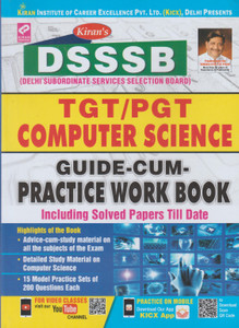 Dsssb Tgt/pgt Computer Science Guide Cum Practice Work Book Including Solved Papers Till Date ...