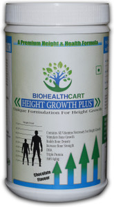 Biohealthcart Nutrio Pvt Ltd Height Growth Plus Available in Chocolate Flavour Price in India ...