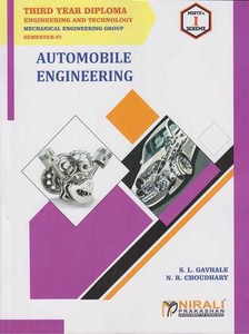 AUTOMOBILE ENGINEERING [MSBTE's 'I' Scheme - Semester VI (6) - Third Year Diploma Mechanical ...