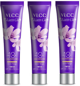 VLCC GLAM GLO 10 IN 1 SKIN PERFECTOR - WARM BEIGE SPF 30 PA+++ (30GM) (Pack of 3) Price in India ...