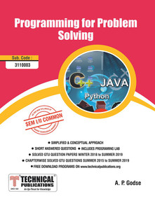 Programming For Problem Solving For GTU University II COMMON 3110003