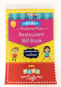 A And A Kreative 100 Pages Pretend Play Bill Book (Cash Memo) for Kids ...