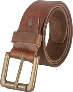 LEVART Men Casual Brown Genuine Leather Belt BROWN - Price in India | Flipkart.com