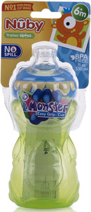 NUBY 3D Monster No Spill Super Spout Gripper Cup Price in India - Buy NUBY 3D Monster No Spill ...