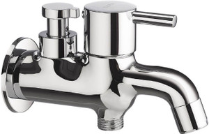 CERA F2013163 TWO WAY BIB COCK WITH SINGLE HANDLE AND WALL FLANGE Twin Elbow Valve Faucet Price ...
